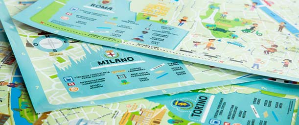 Italy for kids, mappe per piccoli viaggiatori