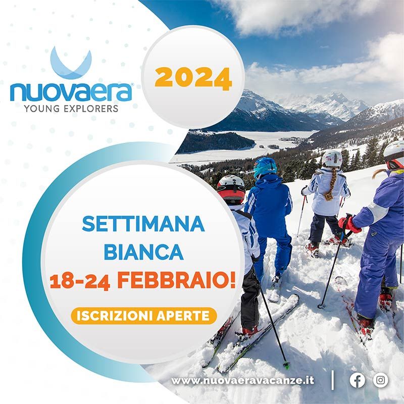 La Settimana Bianca di Nuovaera per ragazzi dagli 8 ai 17 anni